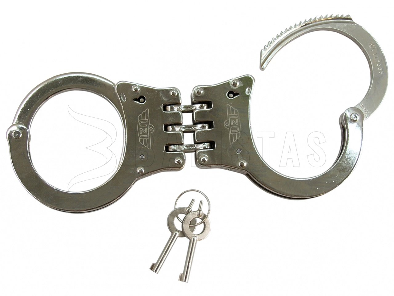 UZI Polizei-Handschellen silber | Balistas.de