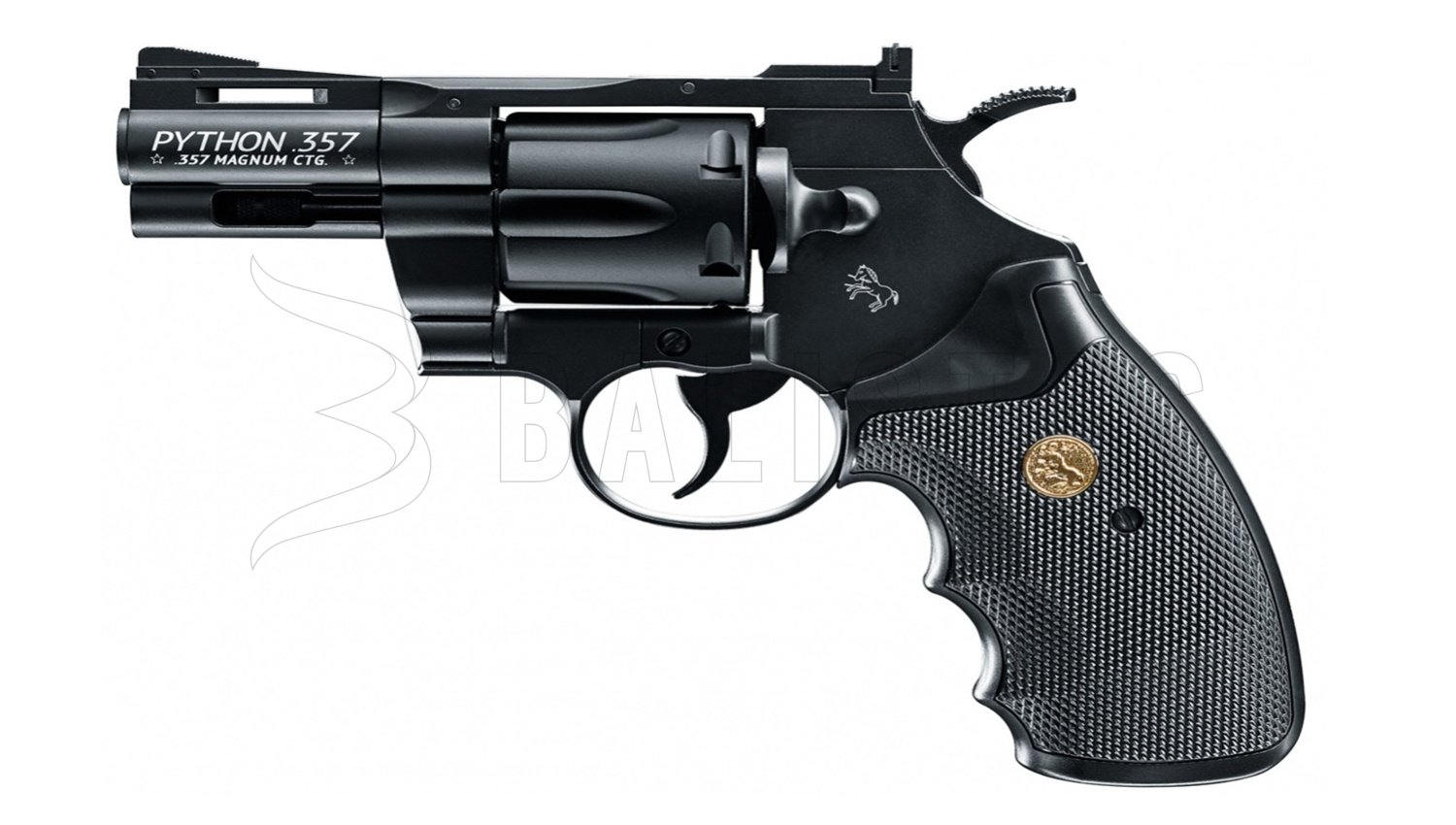 Luftdruckrevolver Colt Python 2,5" schwarz | Balistas.de