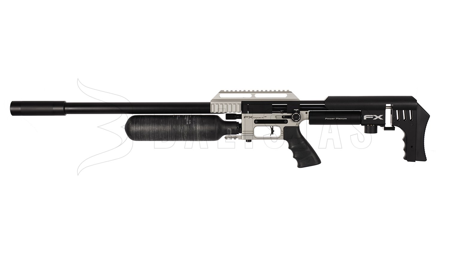 Luftgewehr FX Impact MKII Sniper Edition, Power Plenum, Silber 5,5mm ...